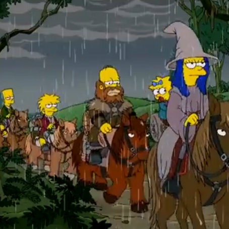 The Simpsons ve The Hobbit - Geekyapar!
